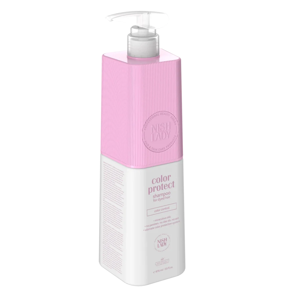 Шампоан за защита на цвета Nish Lady Color Protect Shampoo 947ml - Balerina